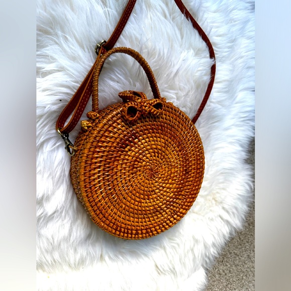 Bags | Rattan Crossbody Bag | Poshmark